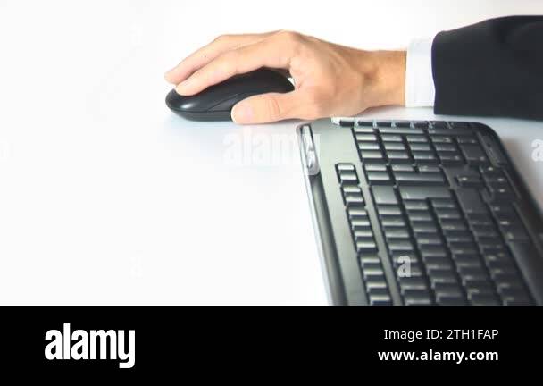 Hand keyboard mouse Stock Videos & Footage - HD and 4K Video Clips - Alamy