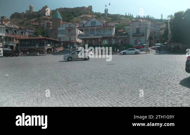 Meidan square in old Tbilisi, Georgia daylight view showing Meidan ...
