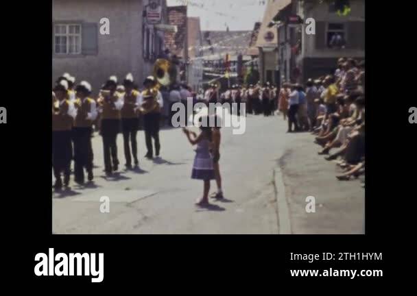 Berlin, Germany june 1975: A historic video showcasing a Carnival ...