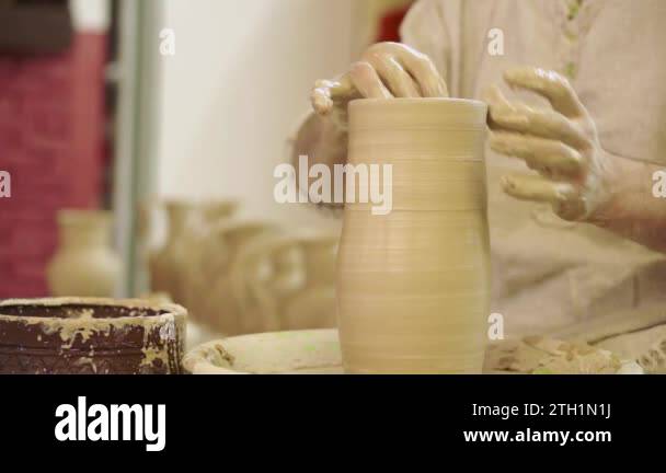 Crockery creation process Stock Video Footage - Alamy