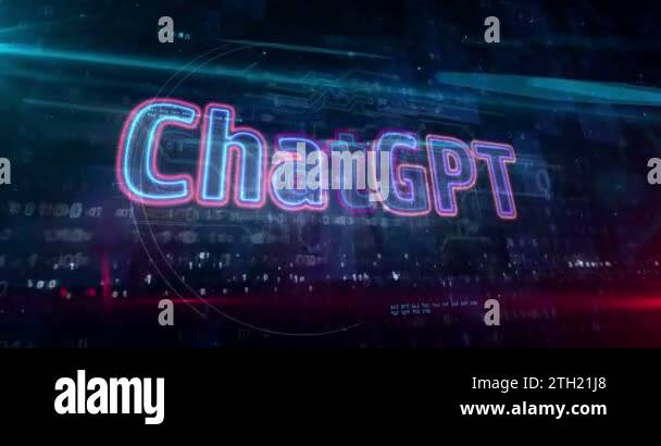 ChatGPT neon sign concept, open ai chat gpt bot and artificial ...