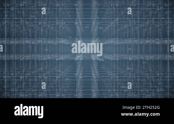 Grid Matrix of Numbers in a 3D animation Stock Video Footage - Alamy