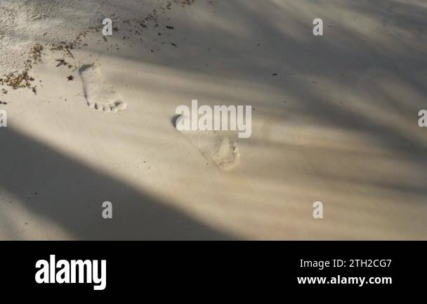 Footmarks on sand background Stock Videos & Footage - HD and 4K Video Clips - Alamy