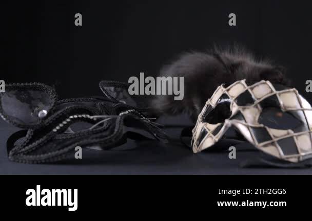 Black carnival masquerade mask Stock Videos & Footage - HD and 4K Video ...