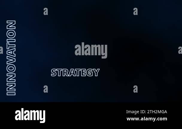 Blue word cloud for business terms like success solution analysis or ...