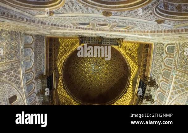 SEVILLA, SPAIN - DECEMBER 31, 2022: The Royal Alczars of Seville ...