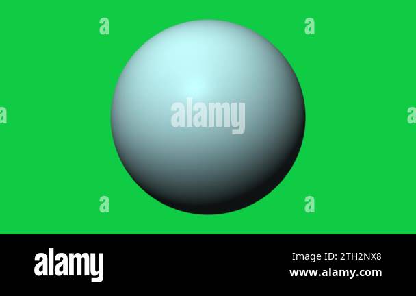 4k Uranus Planet Green Screen, Uranus in Space, Green screen Uranus ...