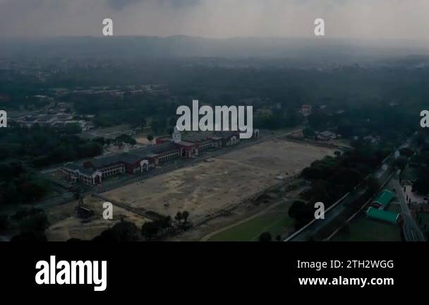 Aerial Time Lapse, Drone View of Indian Military Academy IMA Dehradun ...