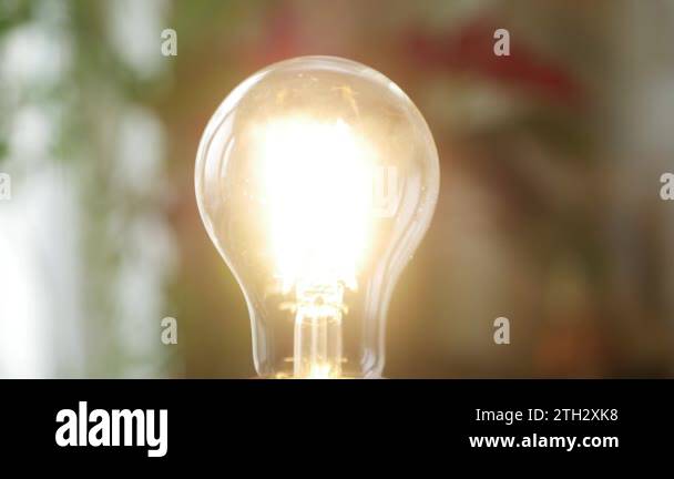 Turn Off the Light in a Dark Room, Woman Turning the Light Off a Led ...