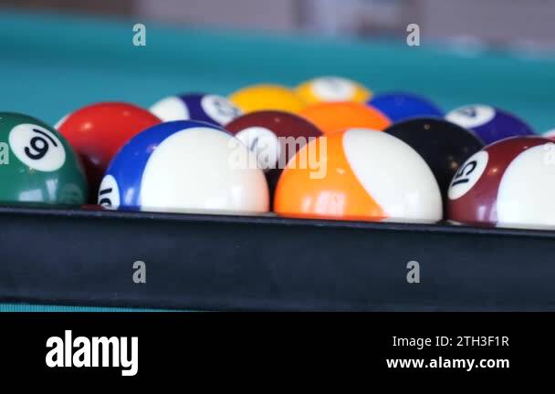 Billiard balls in pool table Stock Videos & Footage - HD and 4K Video ...