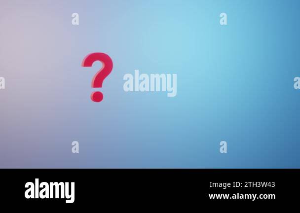 3d red question mark graphics Stock Videos & Footage - HD and 4K Video ...