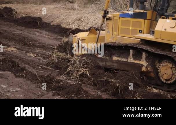 Heavy backhoe construction machinery equipment concept. Earth mover ...