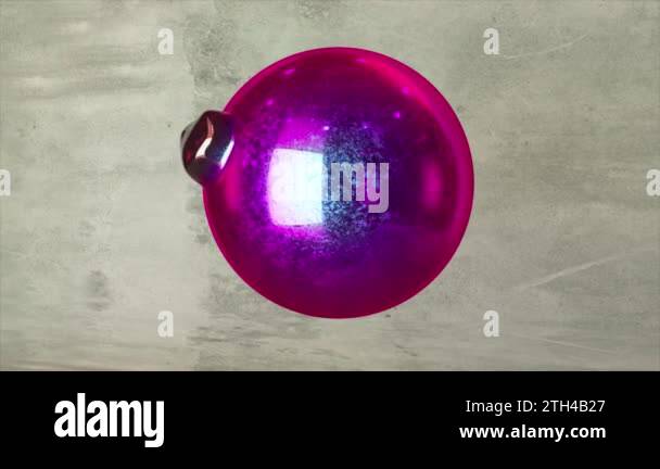 The purple-pink glossy sphere sheds its shell and turns into a ...