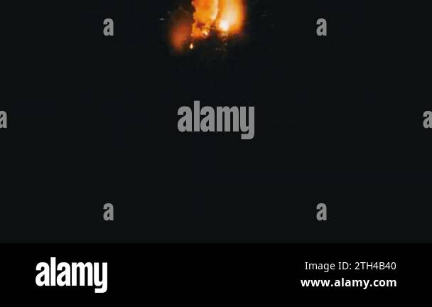 Sparkler on the black background in slow motion, macro shot. Lightening ...