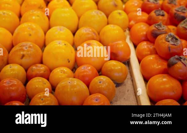 Persimmons fruit Stock Videos & Footage - HD and 4K Video Clips - Alamy