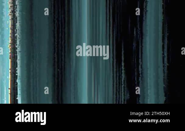 Static distortion texture. VHS glitch overlay. Signal interference ...