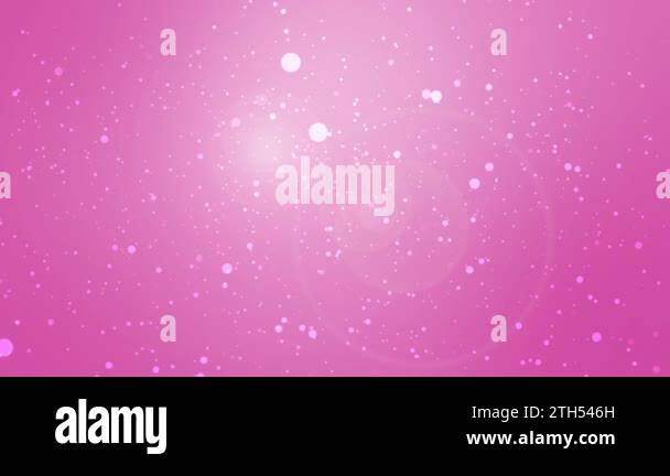 Romantic pink glowing background with animated light particles Stock ...