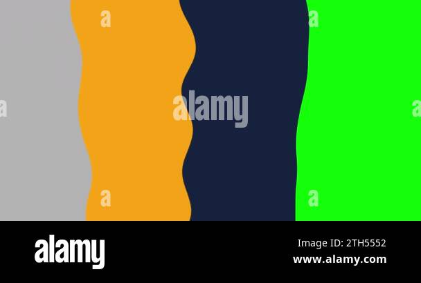 Abstract wavy animation for intro, outro or transitions. Liquid color ...