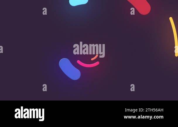 circles figures dynamic rotating with liquid effect Stock Video Footage ...