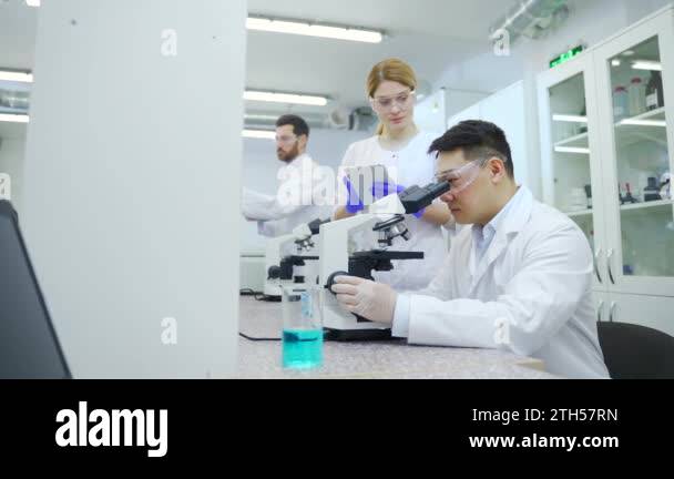Medical researcher microbiology experiment Stock Videos & Footage - HD ...