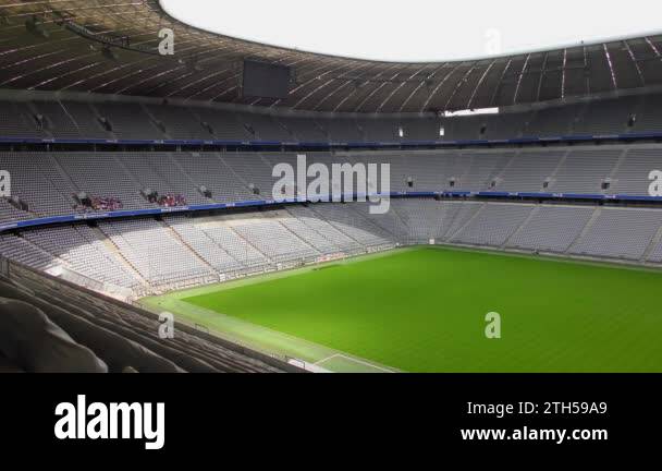 MUNICH, GERMANY - JUNE 28: Allianz Arena football stadium on June 28 ...