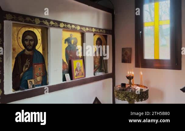 Chapel of the most holy icons Stock Videos & Footage - HD and 4K Video ...