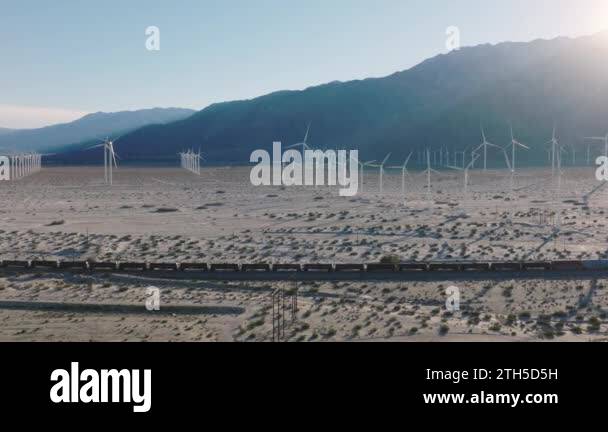 Modern technology turning propeller-like blades of a turbine around a ...