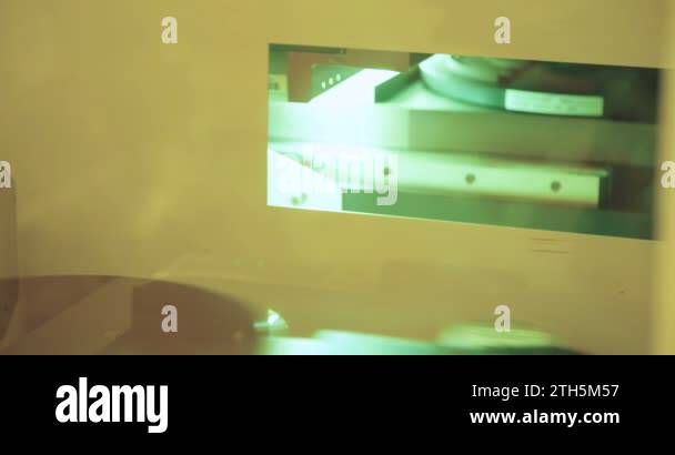 Silicon wafer production in a semiconductor manufacturing facility ...