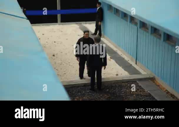 DMZ, South Korea - July 23, 22: Korean Military Soldiers in the DMZ ...