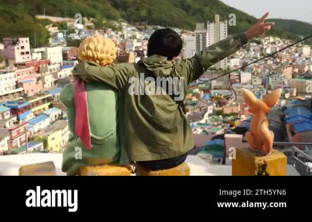 Busan, South Korea - July 23, 22: Popular tourist attraction The Little ...