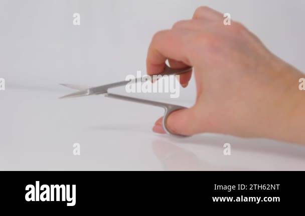 Doctor holds surgical scissors Stock Videos & Footage - HD and 4K Video ...