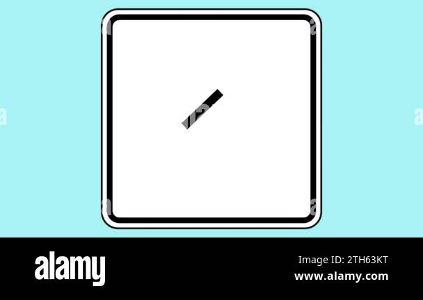 This is an animated no parking sign, with a restricted symbol on it ...