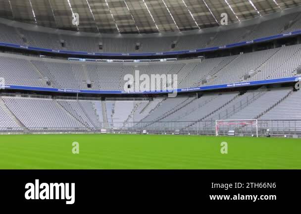 MUNICH, GERMANY - JUNE 28: Allianz Arena football stadium on June 28 ...