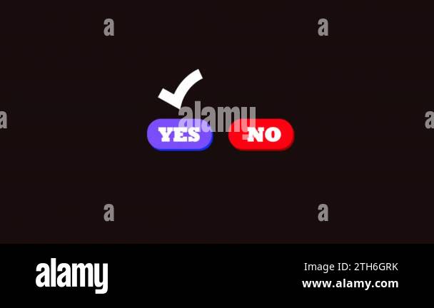 Yes No Tick check mark sign on Alpha channel Transparent BG. Yes No Tick and cross sign Vote for ...