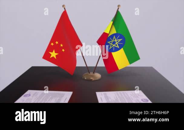China ethiopia flag Stock Videos & Footage - HD and 4K Video Clips - Alamy