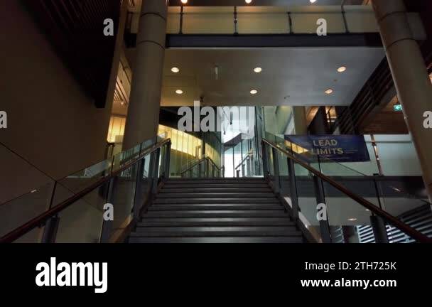 Building stairwell in The Bahen Centre for Information Technology. It's ...