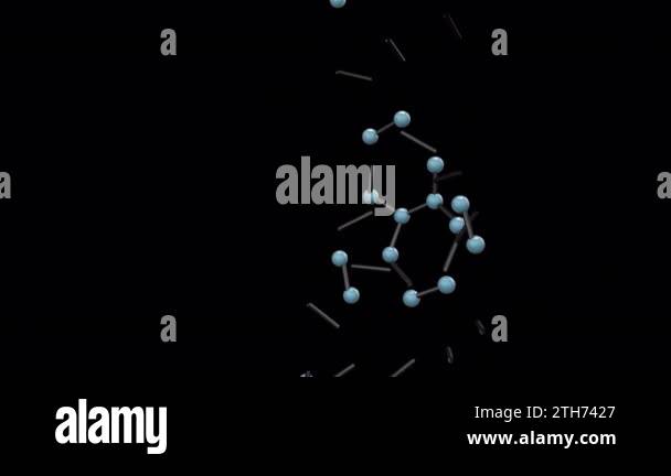 Bucky Ball Molecule animation in 3d Stock Video Footage - Alamy