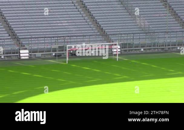 MUNICH, GERMANY - JUNE 28: Allianz Arena football stadium on June 28 ...