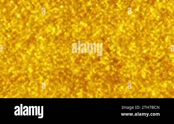 Seamless loop animation of flicker gold bokeh motion. Glow yellow ...