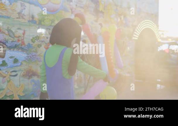 Goofy and Mickey Mouse Disney characters cheering up people riding ...