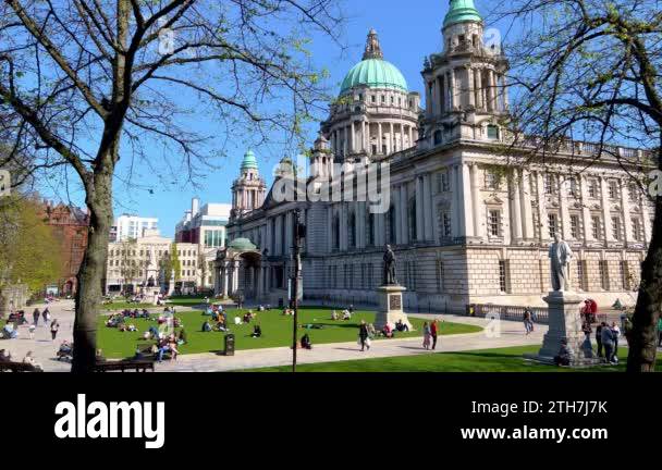 Belfast city hall summer Stock Videos & Footage - HD and 4K Video Clips ...