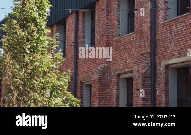 Old factory buildings renovated to business hub. Old plant rebuilt in ...