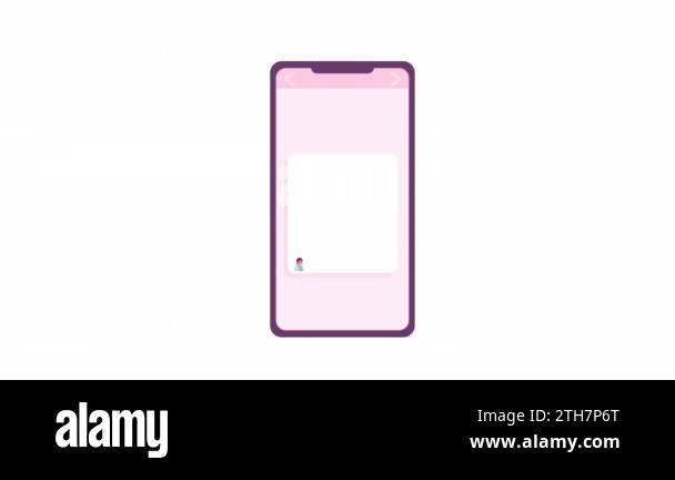 Animated social media account. Filling personal and professional ...