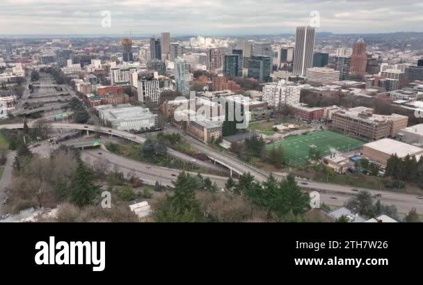 Portland oregon city center skyline Stock Videos & Footage - HD and 4K ...