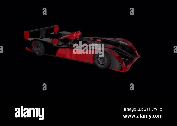Formula One Car animation with transparent (alpha) background Stock ...