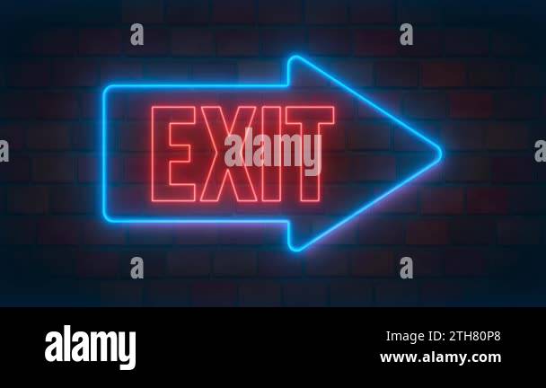 Exit arrow Stock Videos & Footage - HD and 4K Video Clips - Alamy