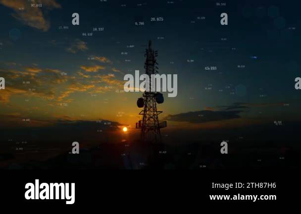 5g network communication base station data signal reception and ...