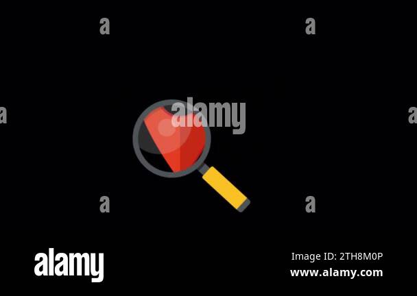 2D Animated Searching Map Location Icon, Navigation Icons Searching ...