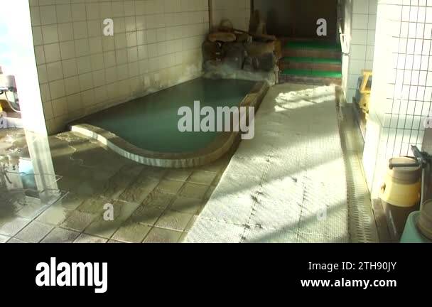 footage of Traditional Japanese onsen interior Stock Video Footage - Alamy
