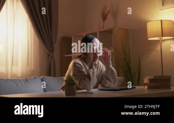 Learning headache. Digital education. Virtual study stress. Anxious ...